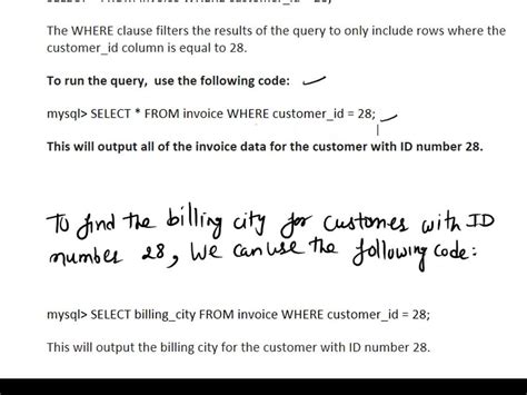What Is The Code To Solve The Problem In Sql You Are Working With A