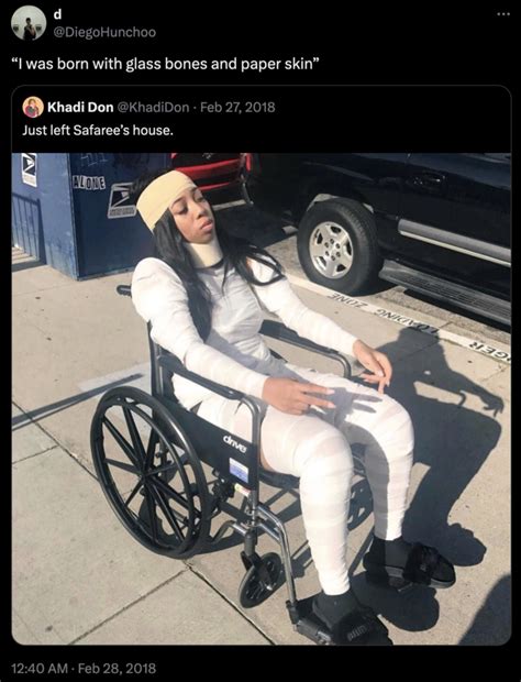 I Was Born With Glass Bones And Paper Skin Know Your Meme