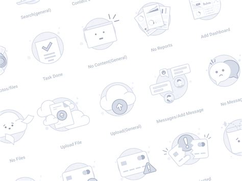 Empty State Icons By Virgil Pana On Dribbble