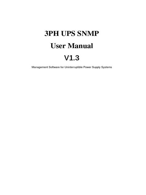 3ph ups snmp user manual v1 3 pdf file transfer protocol