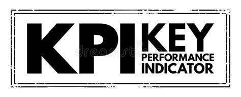 KPI Key Performance Indicator Mind Map Business Concept For Presentations And Reports Stock