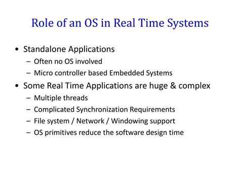 Ppt Operating Systems Real Time Operating Systems Powerpoint