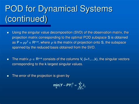 Ppt Error Estimation For Reduced Order Models Of Dynamical Systems Powerpoint Presentation