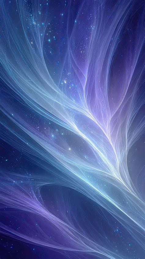 Cosmic Nebula Merging Into A Neural Network With Glowing Synapses And Constellations Stock Image