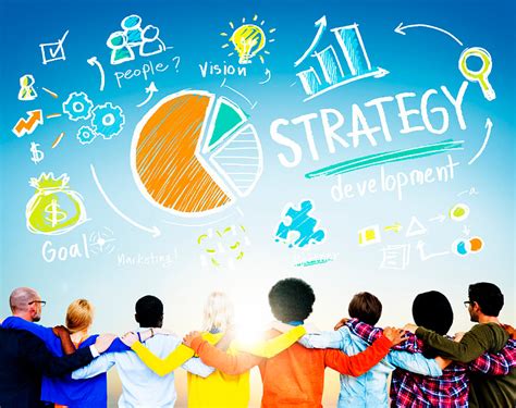 战略发展目标营销愿景规划商业大会 模板素材 稿定设计