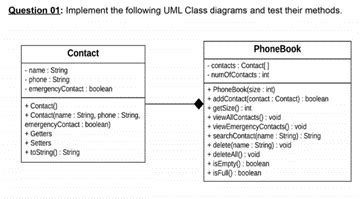 Solved Write A Program In Java To Implement The Following Chegg