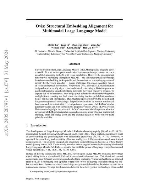 pdf ovis structural embedding alignment for multimodal large