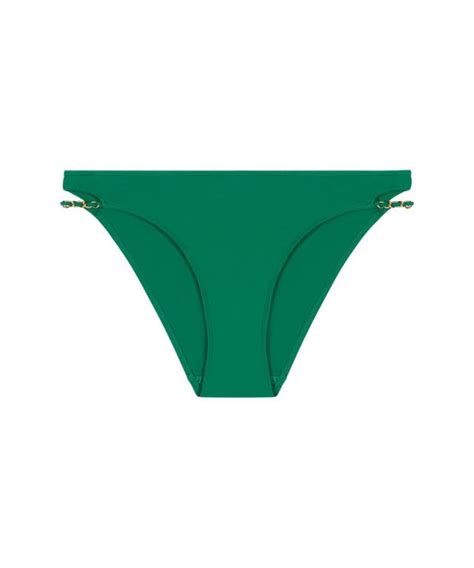 Aubade Bas De Bikinis Femme Sparkling Treasure Bas De Maillot De Bain Br Silien Palm Green