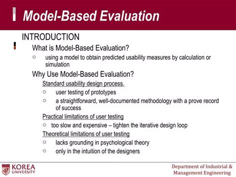 PPT Model Based Evaluation PowerPoint Presentation Free Download ID 2493122