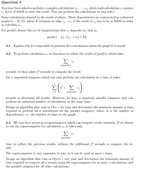 Solved No Code Or Pseudocode Just Design The Algorithm And Chegg Com
