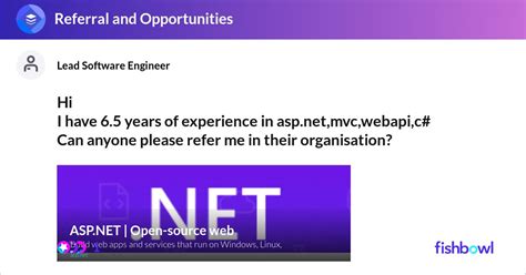 Hi I Have 65 Years Of Experience In Mvcw Fishbowl