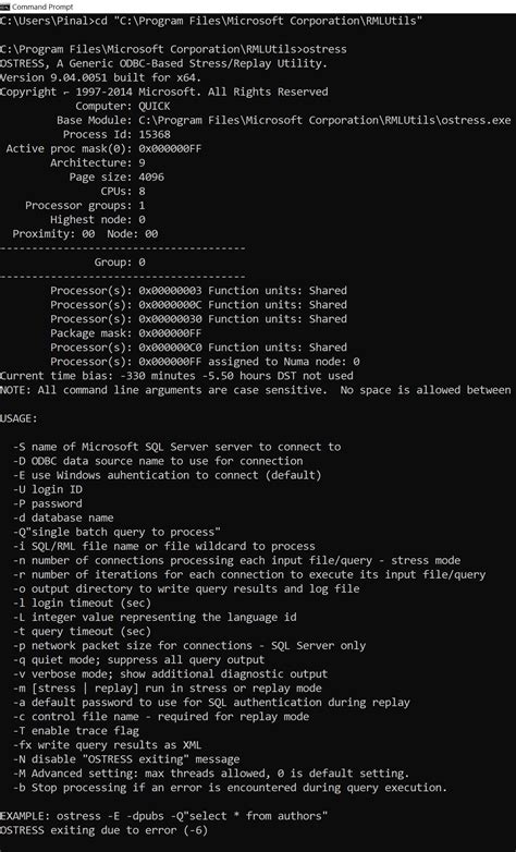 Sql Server Stress Testing With Ostress Load Testing Sql Authority With Pinal Dave