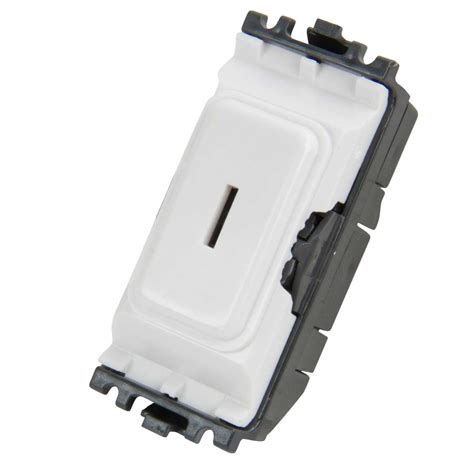 MK Grid Plus 20A 2 Way Key Grid Switch K4898WHI CEF