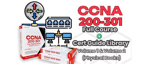 Ccna 200 301 Full Course Cert Guide Library 2 Physical Books Bundle Mnet It Ccna Linux