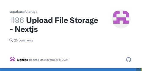 upload file storage nextjs · issue 86 · supabase storage · github