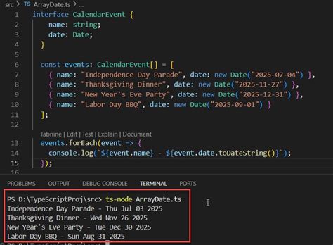 Sort Arrays By Date In Typescript