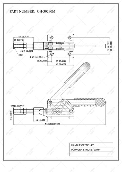 Plunger Locks In Extended Position Push Pull Toggle Clamp Buy Push Pull Toggle Clamp Quick