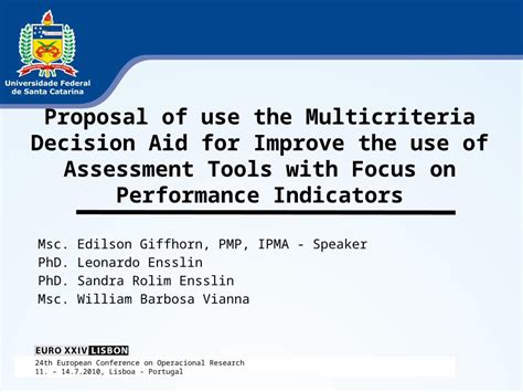 Pptx Multicriteria Model To Improve The Use Of Performance Evaluation Instruments With Focus