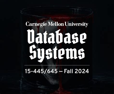 Olesia Dolzhenkova On Linkedin Schedule Cmu 15 445645 Intro To