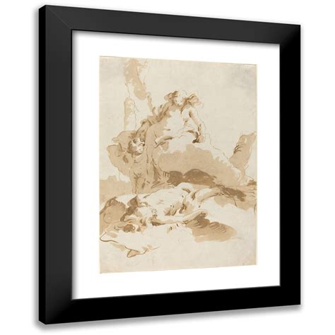 Giovanni Battista Tiepolo 11x14 Black Modern Framed Museum Art Print