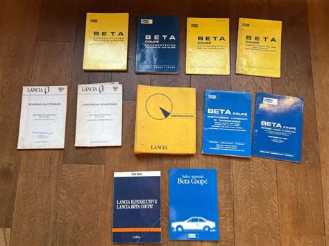 Documentation 16 Original Workshop Manuals Lancia Beta En Catawiki