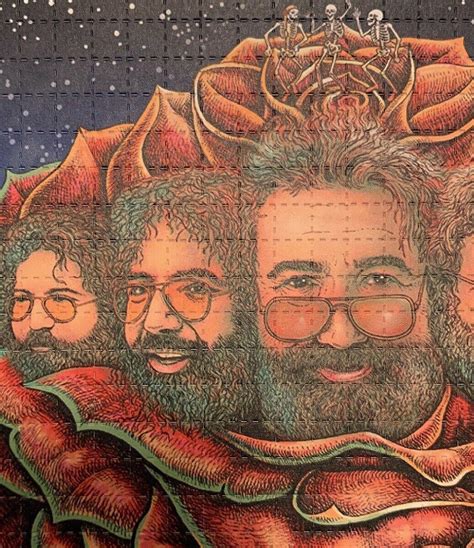 Emek Jerry Garcia Jgb Bicycle Day 2020 Blotter Art Grateful Dead Mint