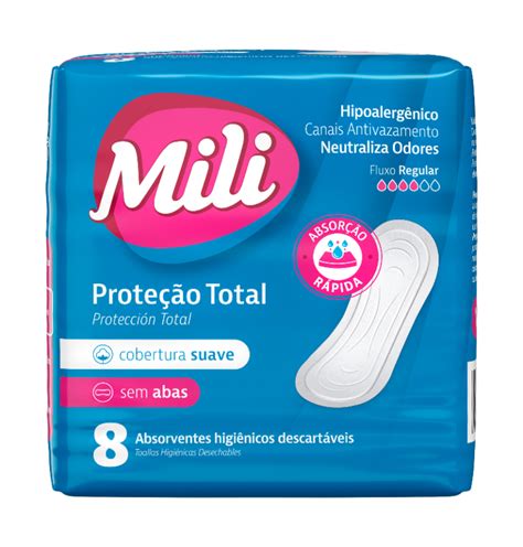 Linha Feminina Absorventes Mili S A