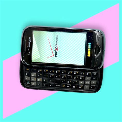 Old Samsung Flip Phone With Keyboard Etsy