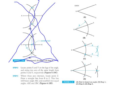 bisecting an angle with two arcs of same length w o xline autodesk