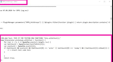 SRPG Engine MV Plugins For Creating Tactical Battle System Page