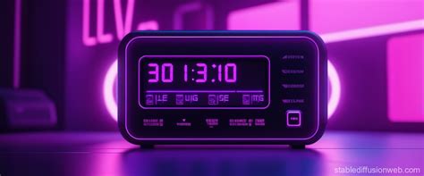 3d Illustration Of A Sleep Timer Stable Diffusion Online