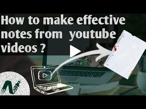 How To Make Notes From Youtube Videos How To Make Notes In Youtube