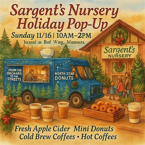 Apple Cider Mini Donuts Iced Coffee Hot Coffee At Sargents Nursery