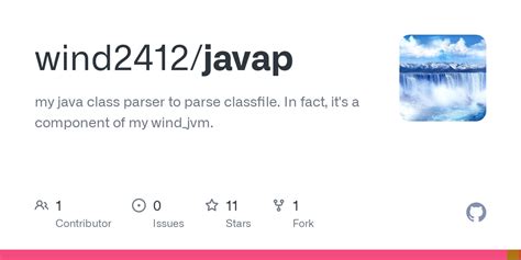 Github Wind2412javap My Java Class Parser To Parse Classfile In