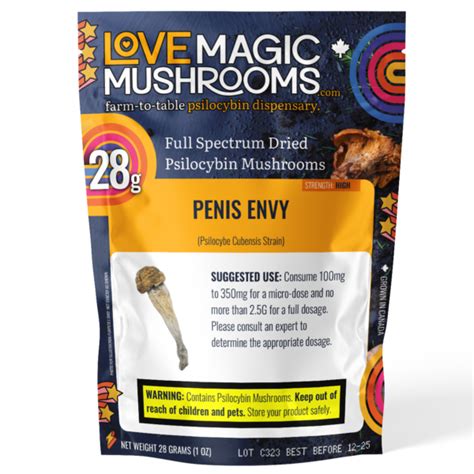 Penis Envy High Strength Dried Psilocybin Mushrooms Lovemm
