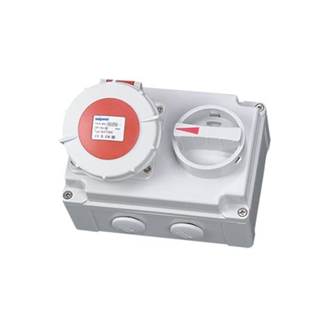 Mechanical interlock IP67 Interlock switch socket ไฟฟาโรงงาน อปกรณควบคม เซนเซอร เครอง
