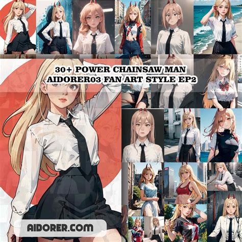 30 Power Chainsaw Man Aidorer03 Fan Art Style Ep2 By Valjacko On