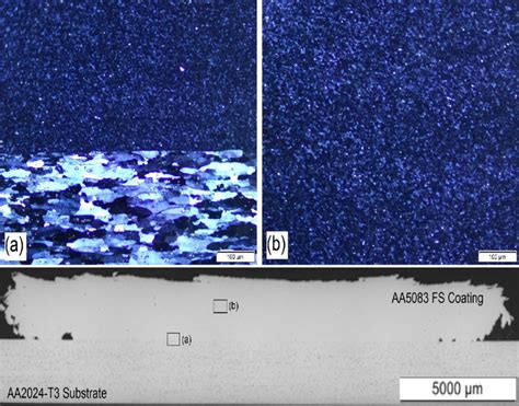 Coating Cross Section Macrograph A Bonding Interface B Coating