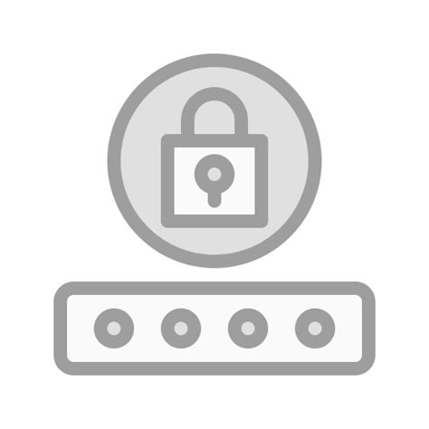 Password Generic Grey Icon
