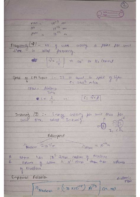 SOLUTION Atomic Structure Class 12 Notes Basic To Advanced Studypool