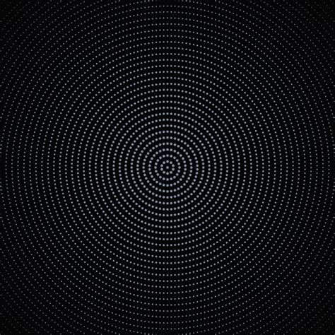 Premium Vector Geometric Abstract Circular Dot Pattern