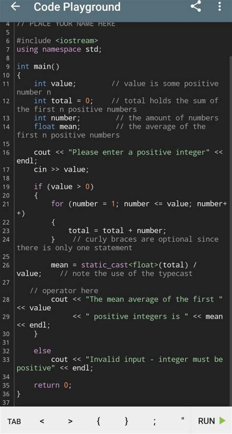 Solved Code Playground 1 This Program Has The User Input