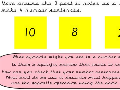 Missing Numbers And Inverse Teaching Resources