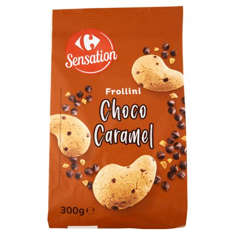 Carrefour Sensation Frollini Choco Caramel 300 G Carrefour