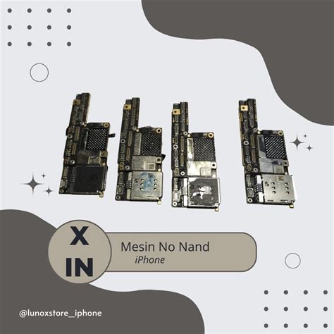 Jual Mesin No Nand Iphone X Shopee Indonesia