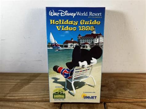 Walt Disney World Resort Florida Holiday Video Guide Vhs Tape 1998