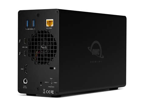 OWC Gemini Thunderbolt USB C 擴充埠與雙槽磁碟陣列外接盒 OWC Asia