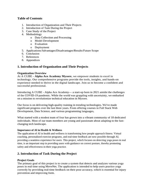 Yoga Pose Estimation Pdf User Interface Artificial Intelligence