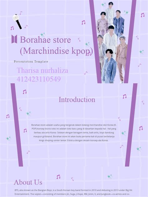 Bts Powerpoint Template 16x9 Download Free Pdf Hip Hop Pop Music