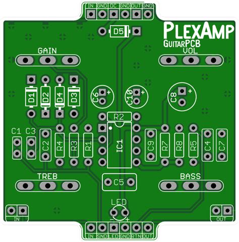 Distortion Guitarpcb